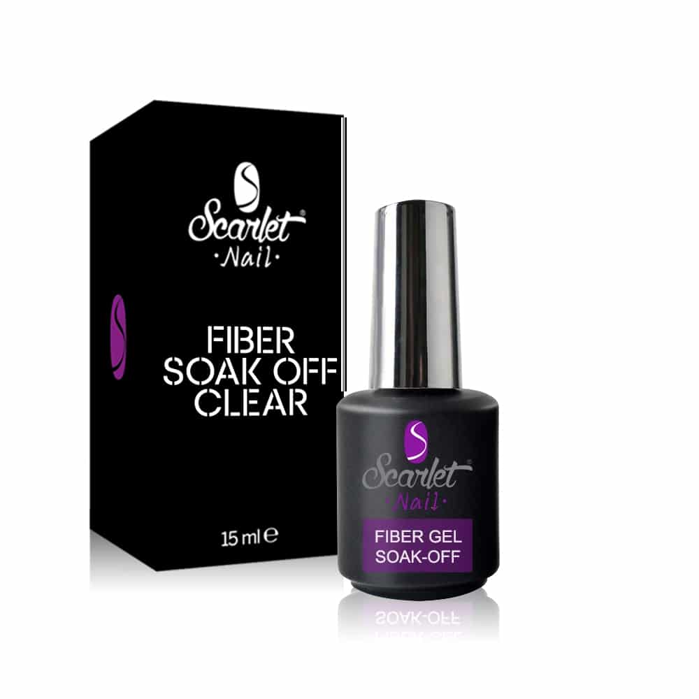Fiber Gel Soak-Off 15 ml - Scarlet Nail
