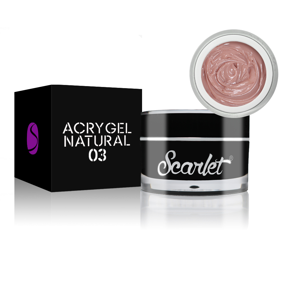 Acrygel Cover Natural 03 30 ml Platinum Line - Scarlet Nail