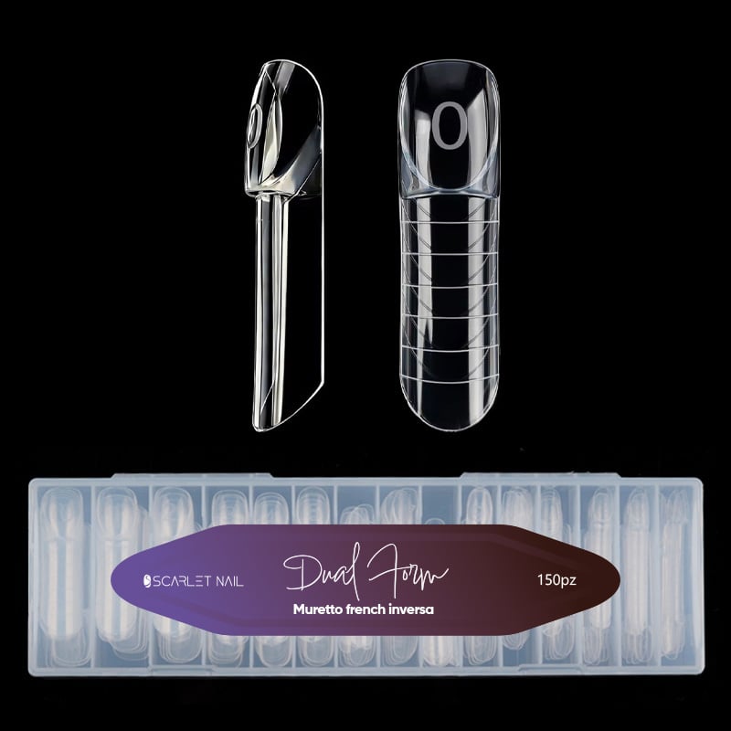Dual Form Muretto French Inversa - Scarlet Nail